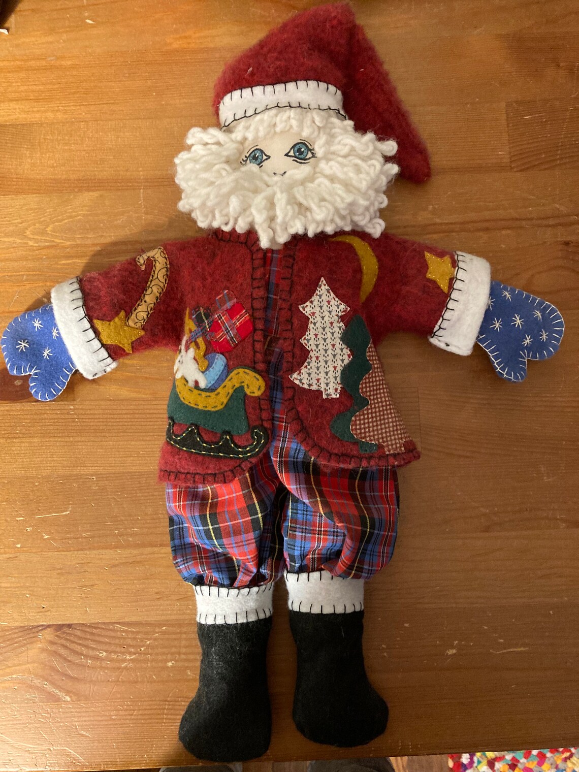 Santa Ragdoll Counted Cross Stitch Design - Etsy