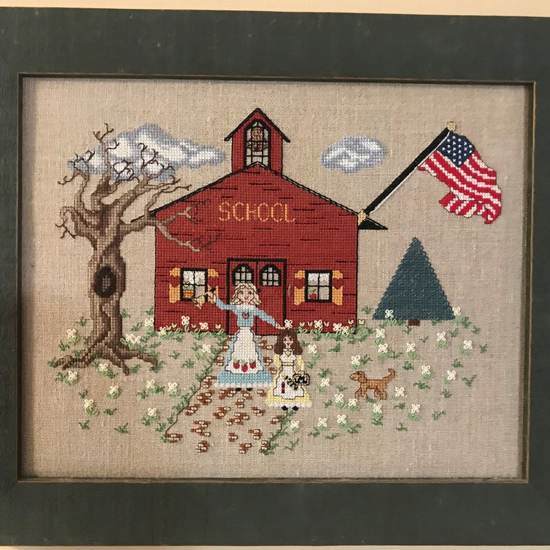 Teacher Cross Stitch - Etsy