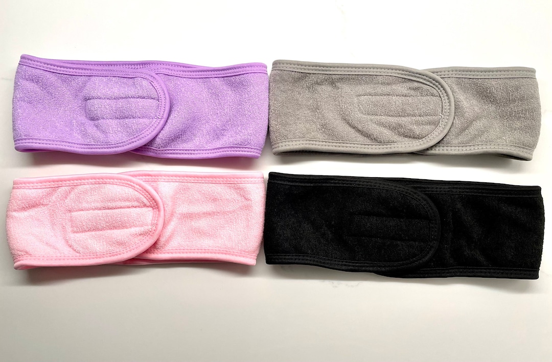 Terrycloth Spa Headband - Velcro Face Wash Wrap - Etsy