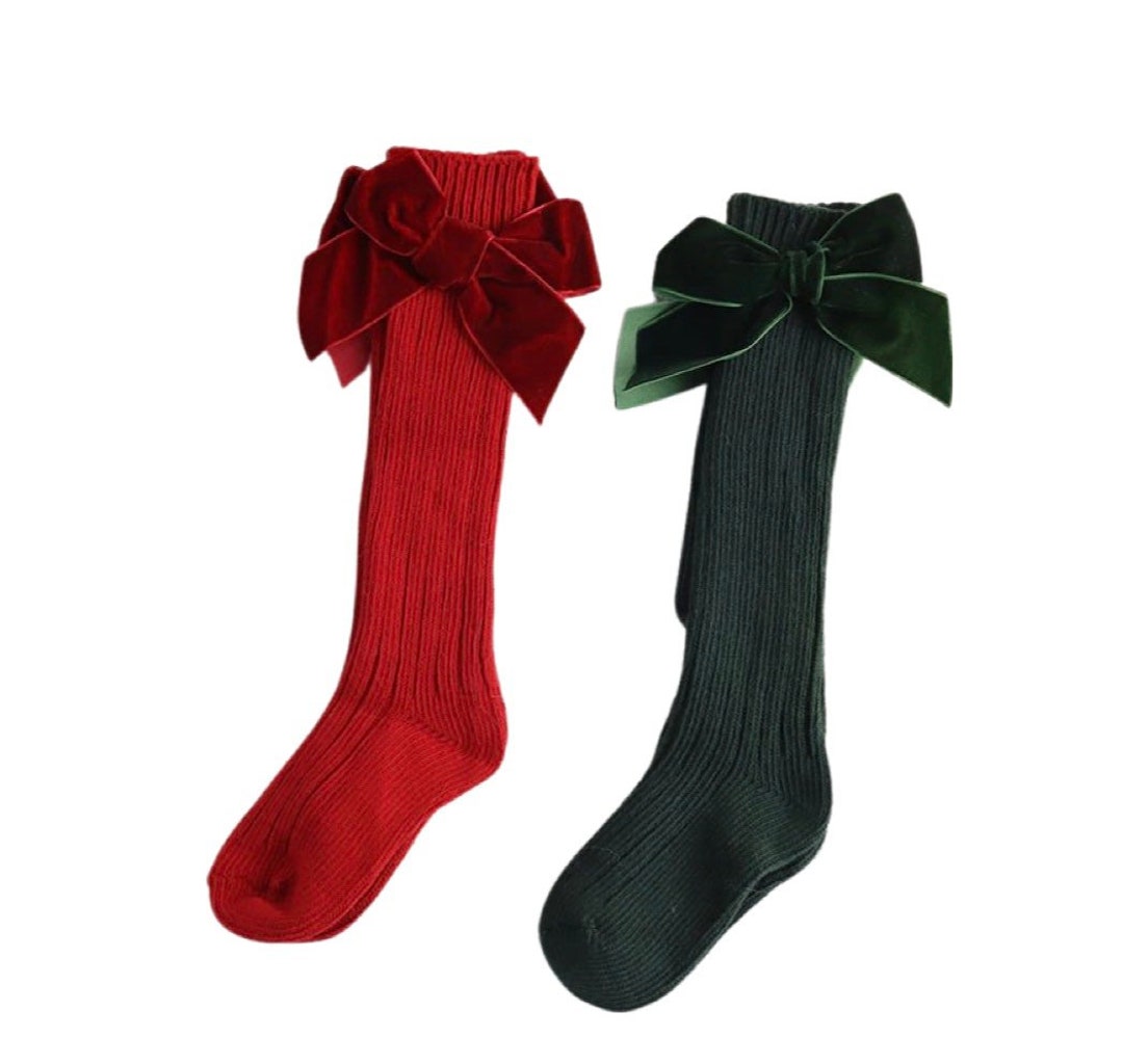 Christmas Socks / Girls Socks / Child Socks / Girl Xmas Gifts / Girls ...