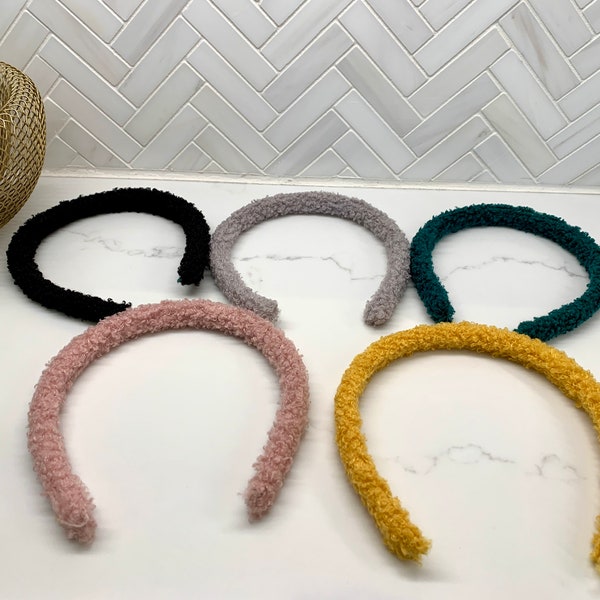 Fuzzy Headband - Etsy