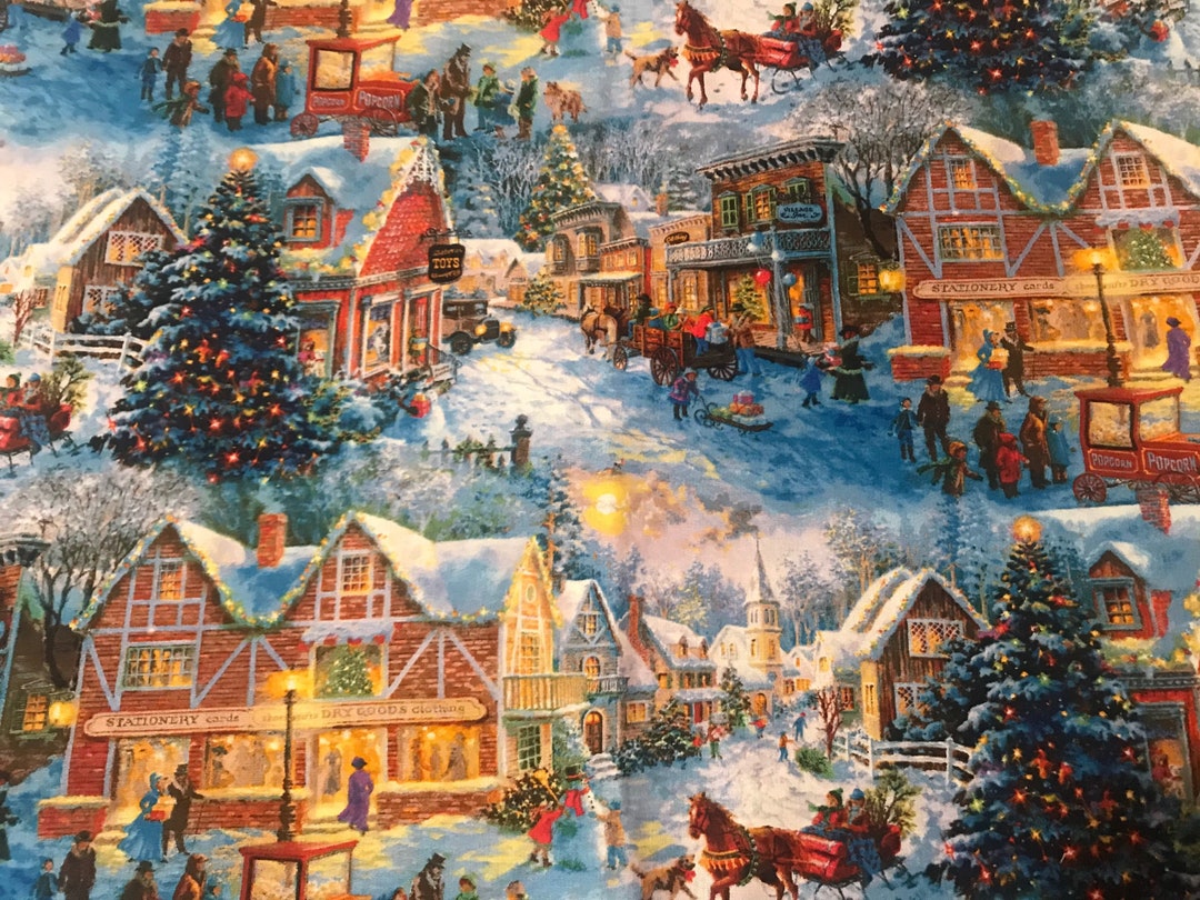 Christmas Cotton Fabric, Cotton Fabric for Mask, Sewing Fabric ...