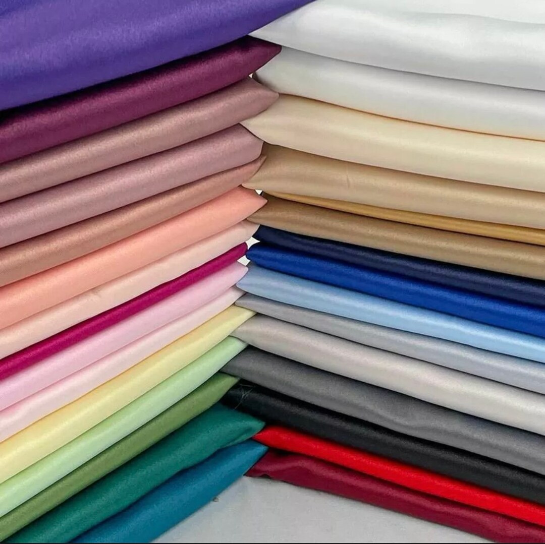 Matt Finish Duchess Satin Fabric Bridal Satin Fabric Bridal Dress Prom ...