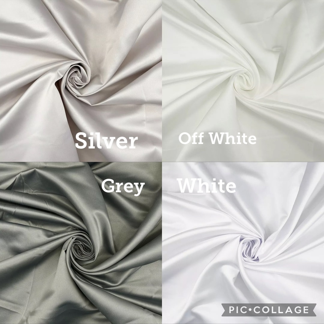 Matt Finish Duchess Satin Fabric Bridal Satin Fabric Bridal Dress Prom ...