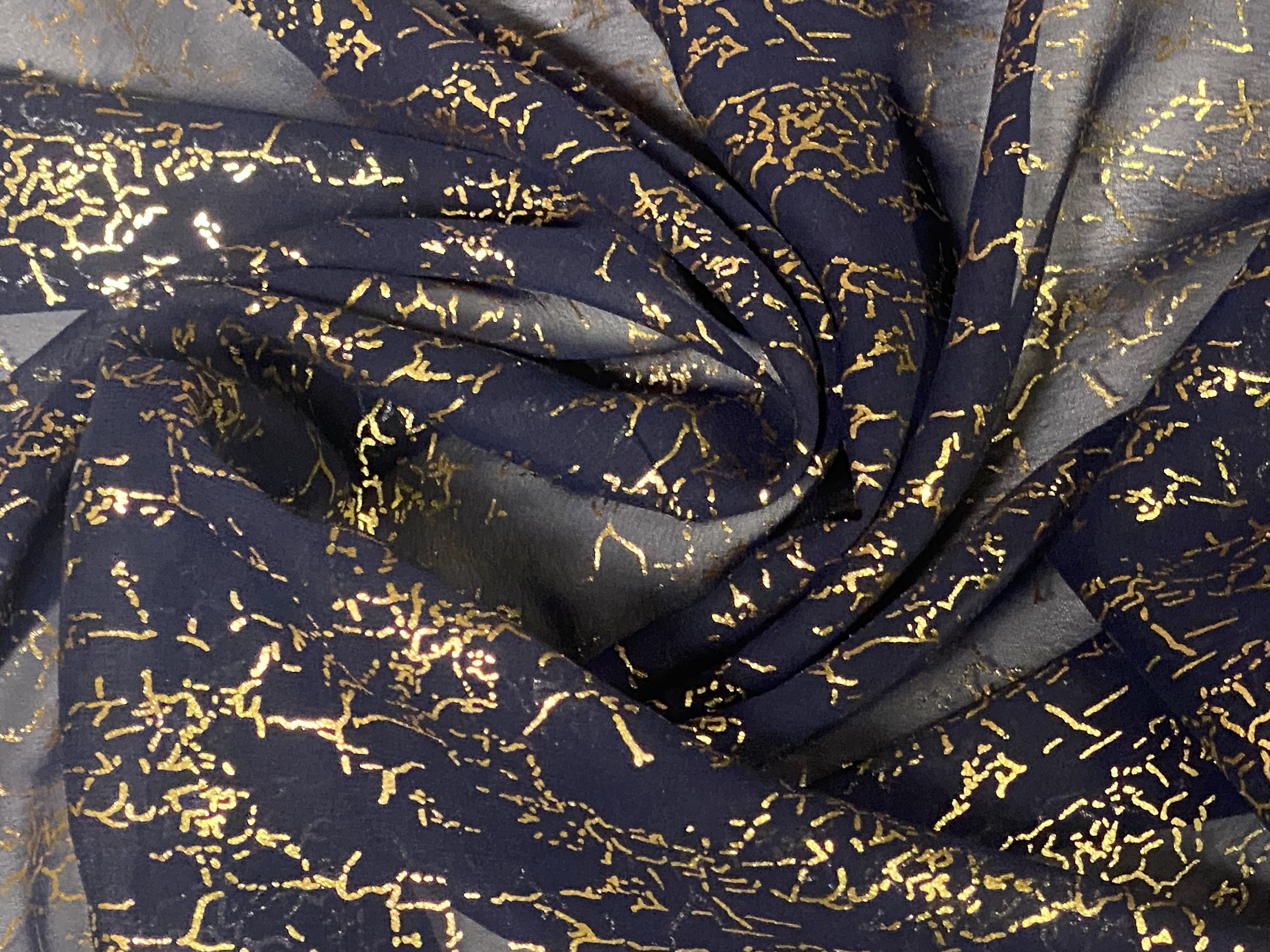 Chiffon Fabric Sheer Lame Work Georgette Chiffon Dress Fabric 58 - Etsy