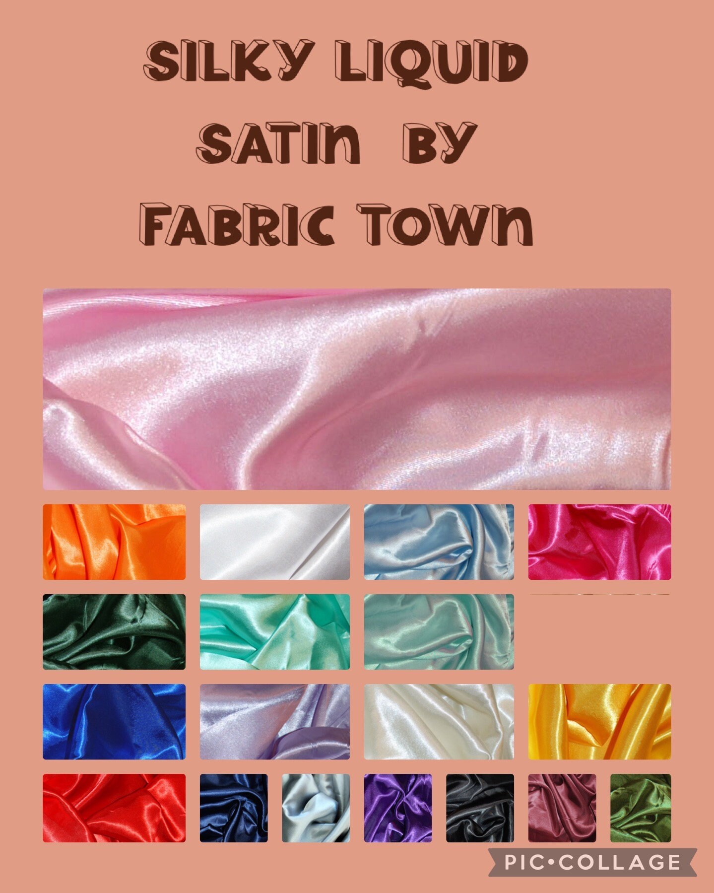 Soft Silky Liquid Satin Fabric Dress Lining Craft Draping Satin Fabric ...