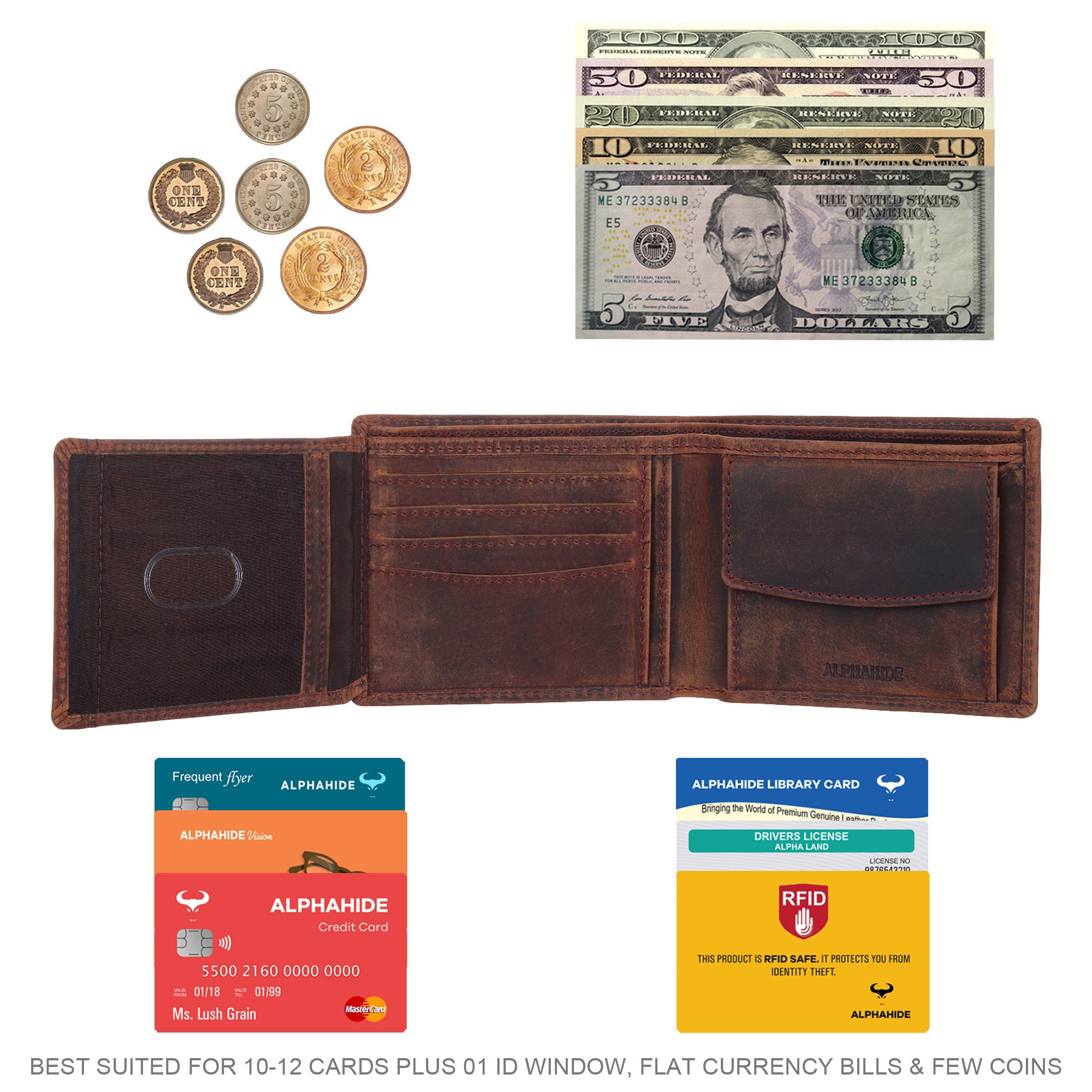 Cancer Zodiac Sign Genuine Leather Wallet Personalized | Etsy