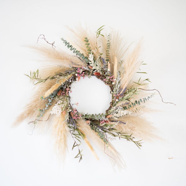 Pampas Wreath - Etsy