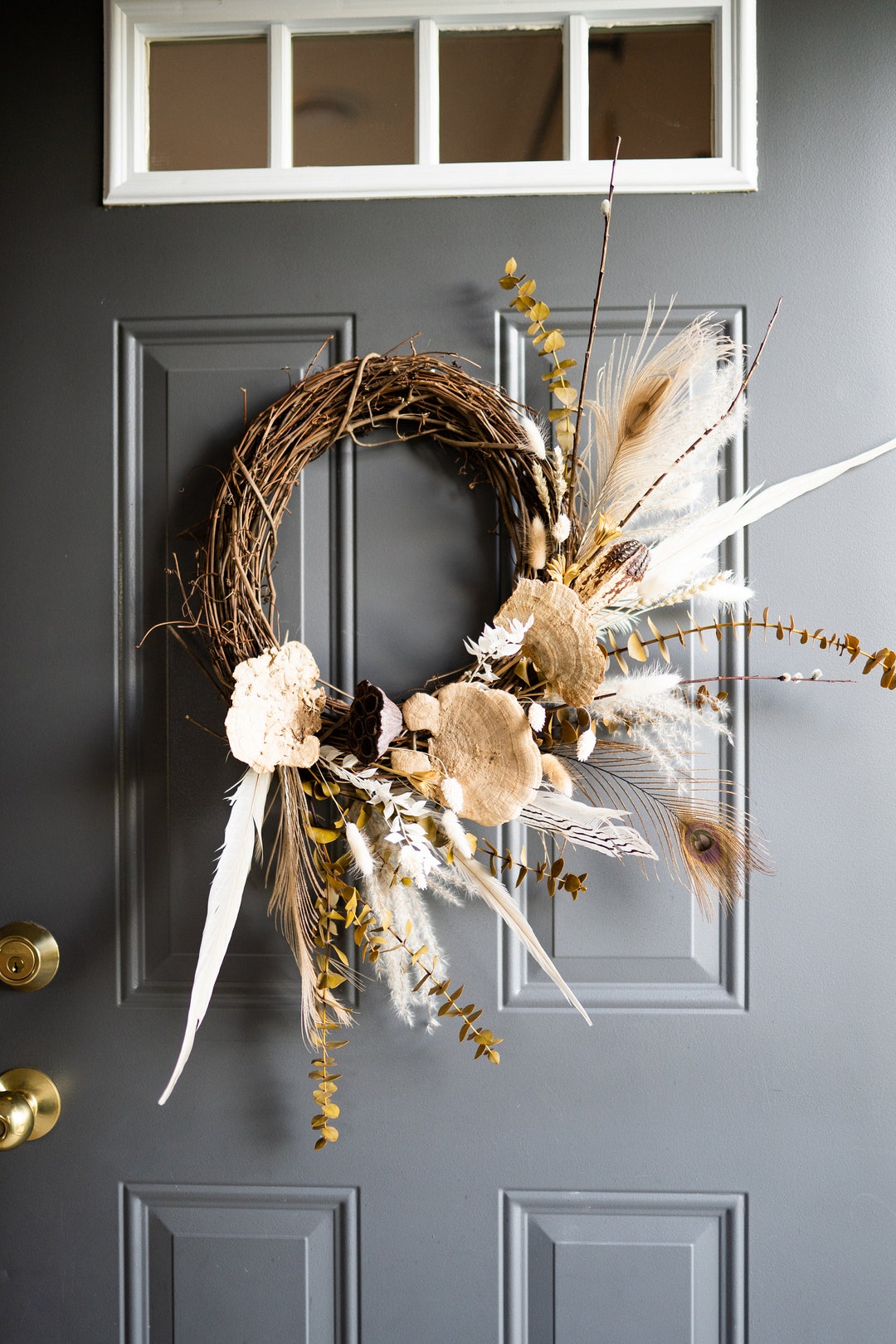 Golden Wreath - Etsy