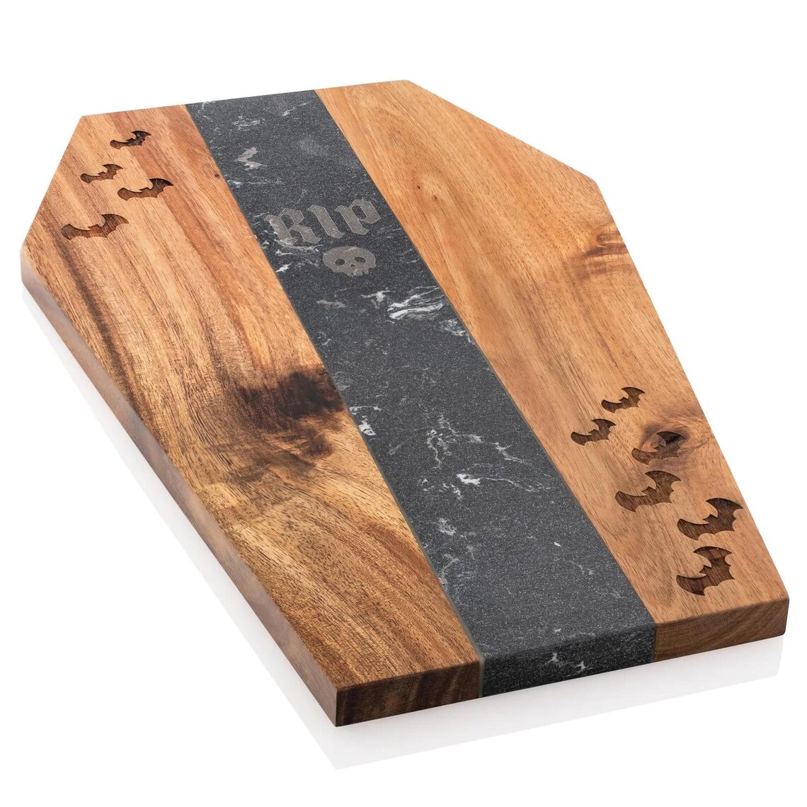 Coffin Charcuterie Board Gift Set With Slate Surface,custom Engraved ...