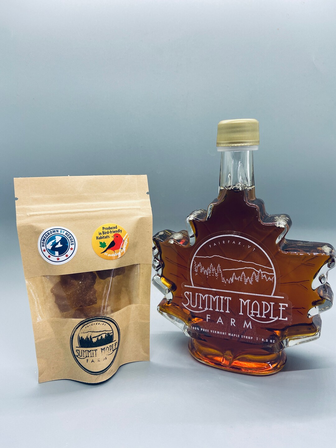 Organic Maple Syrup Sampler - Vermont Organic Maple Syrup 250ml Glass ...