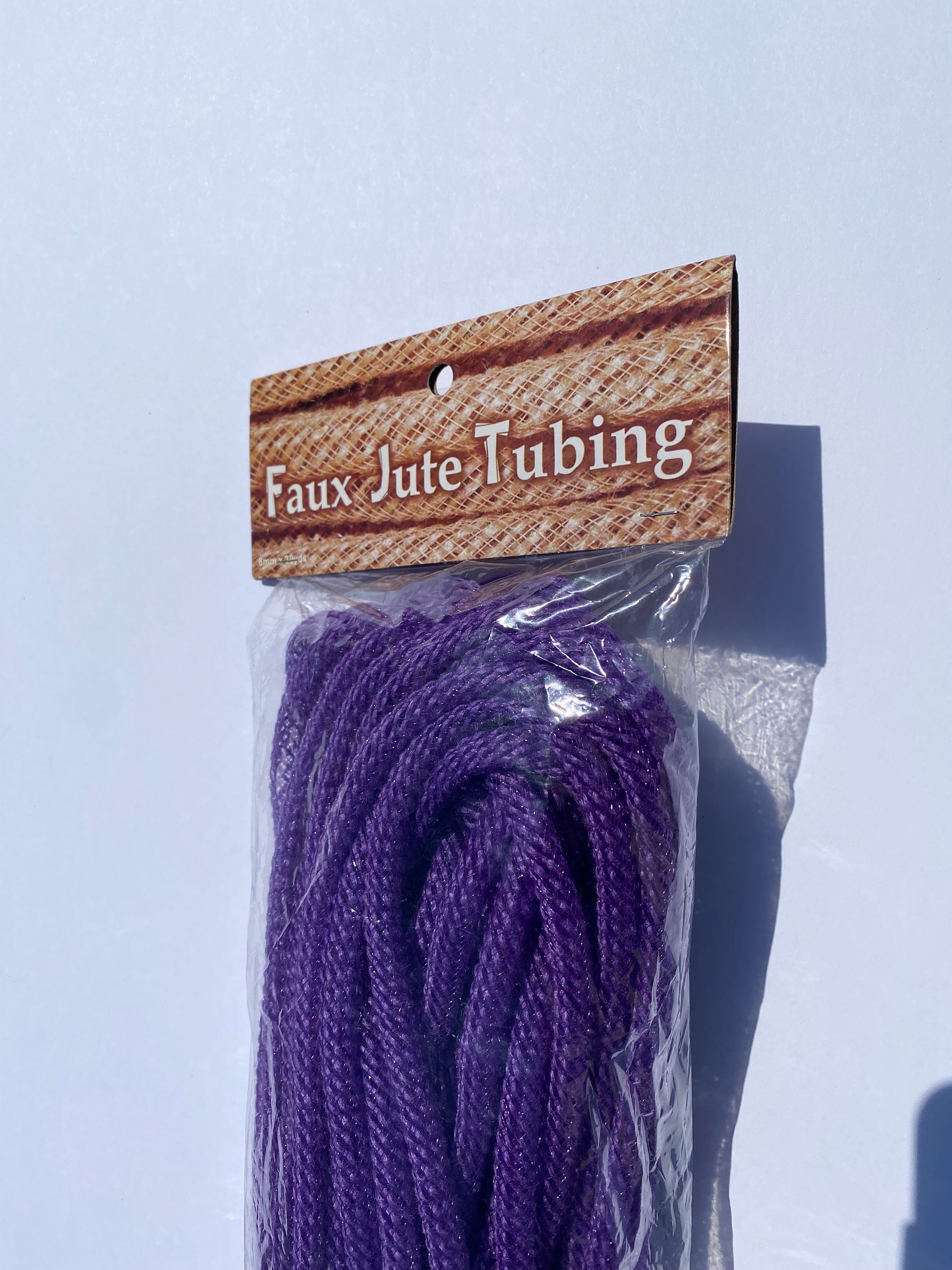 Purple Faux Jute Deco Flex Tubing Ribbon, Summer, Easter, Religious ...