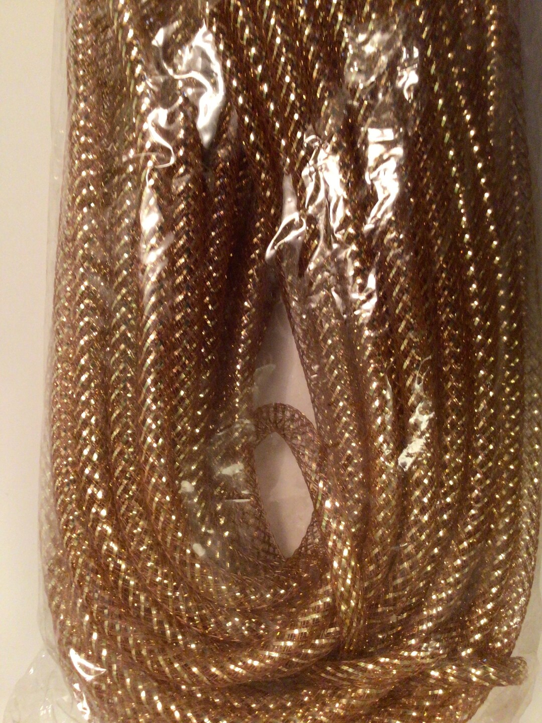 Gold Deco Flex Tubing Foil Ribbon, Everyday Wreath, Fall Wreath ...