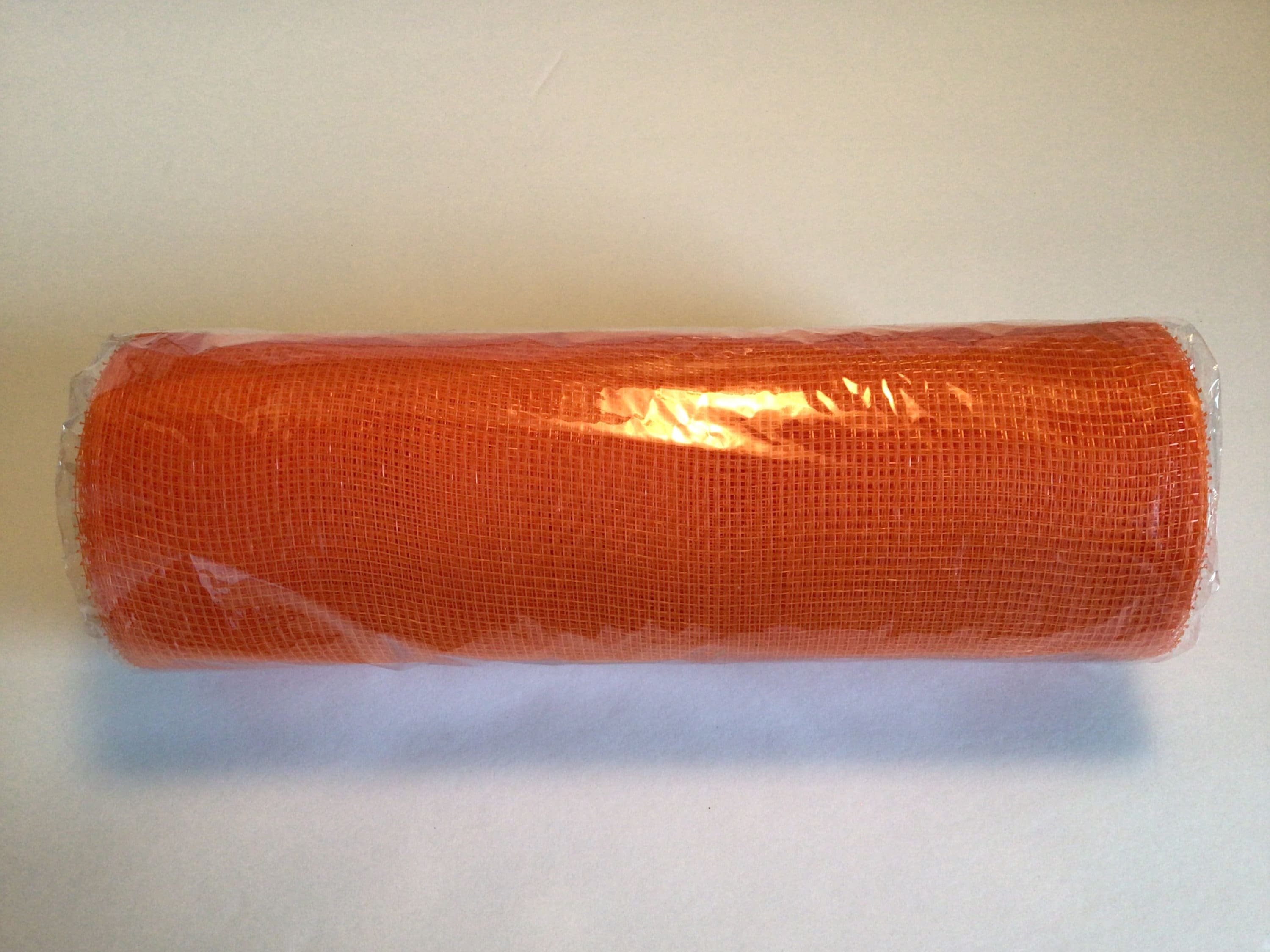 10 Orange Deco Poly Mesh, 10 Mesh, Orange Value Mesh, RE130220 ...