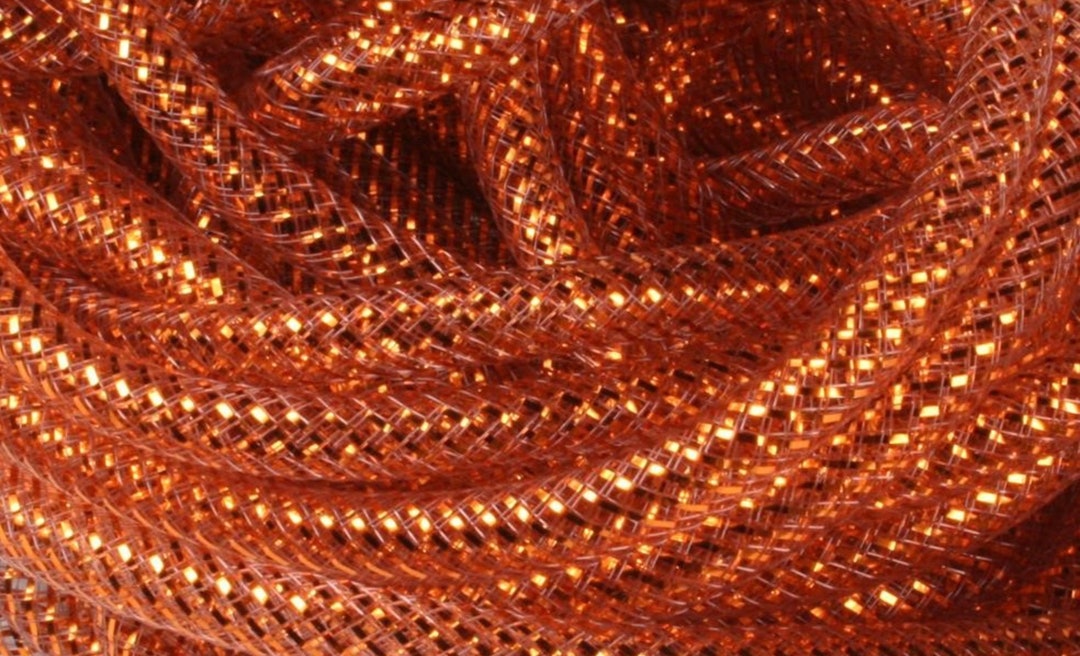 Copper Brown Deco Flex Tubing Foil Ribbon, Everyday Wreath, Fall Wreath ...