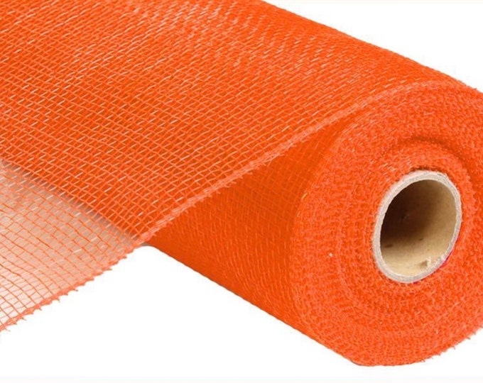 10” Orange Deco Poly Mesh, 10” Mesh, Orange Value Mesh, RE130220 ...