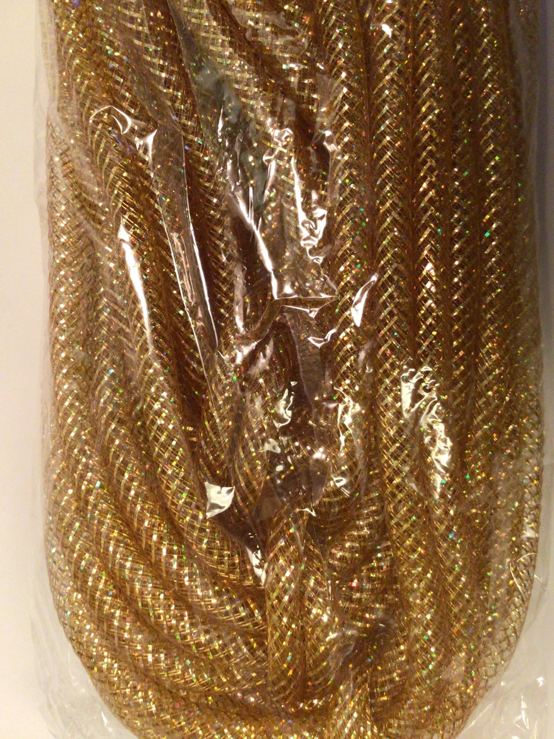 Gold Deco Flex Tubing Foil Ribbon, Everyday Wreath, Fall Wreath ...