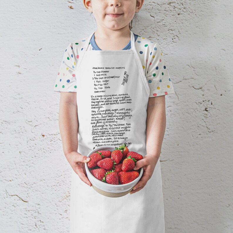 Personalized Apron Handwritten Recipe Gifts Cotton Aprons - Etsy