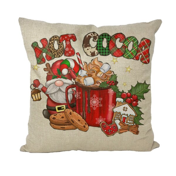 Hot Cocoa Pillow - Etsy