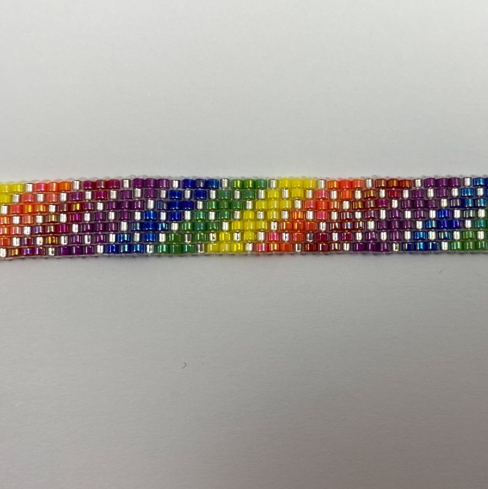 Diagonal Stripes Beaded Bracelets - Etsy