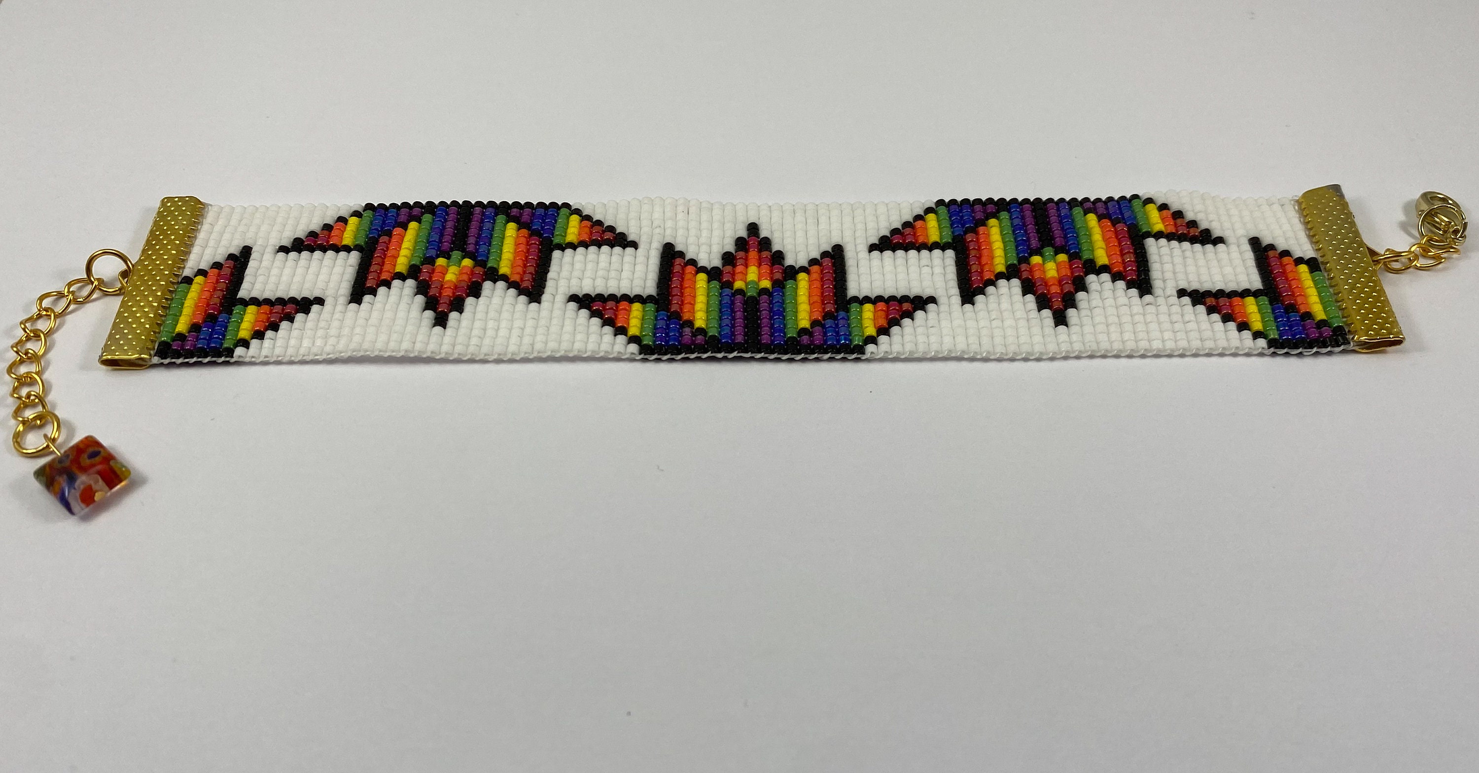 Pulsera con perlas de loto de orgullo - Etsy España