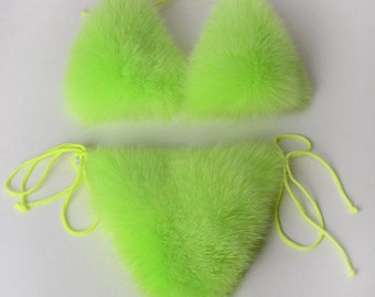 Fur Bikini | Etsy