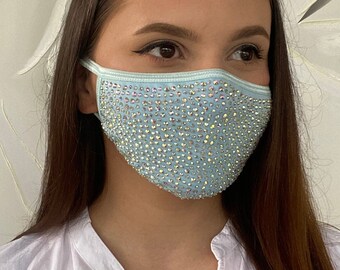 Bling Face Mask - Etsy