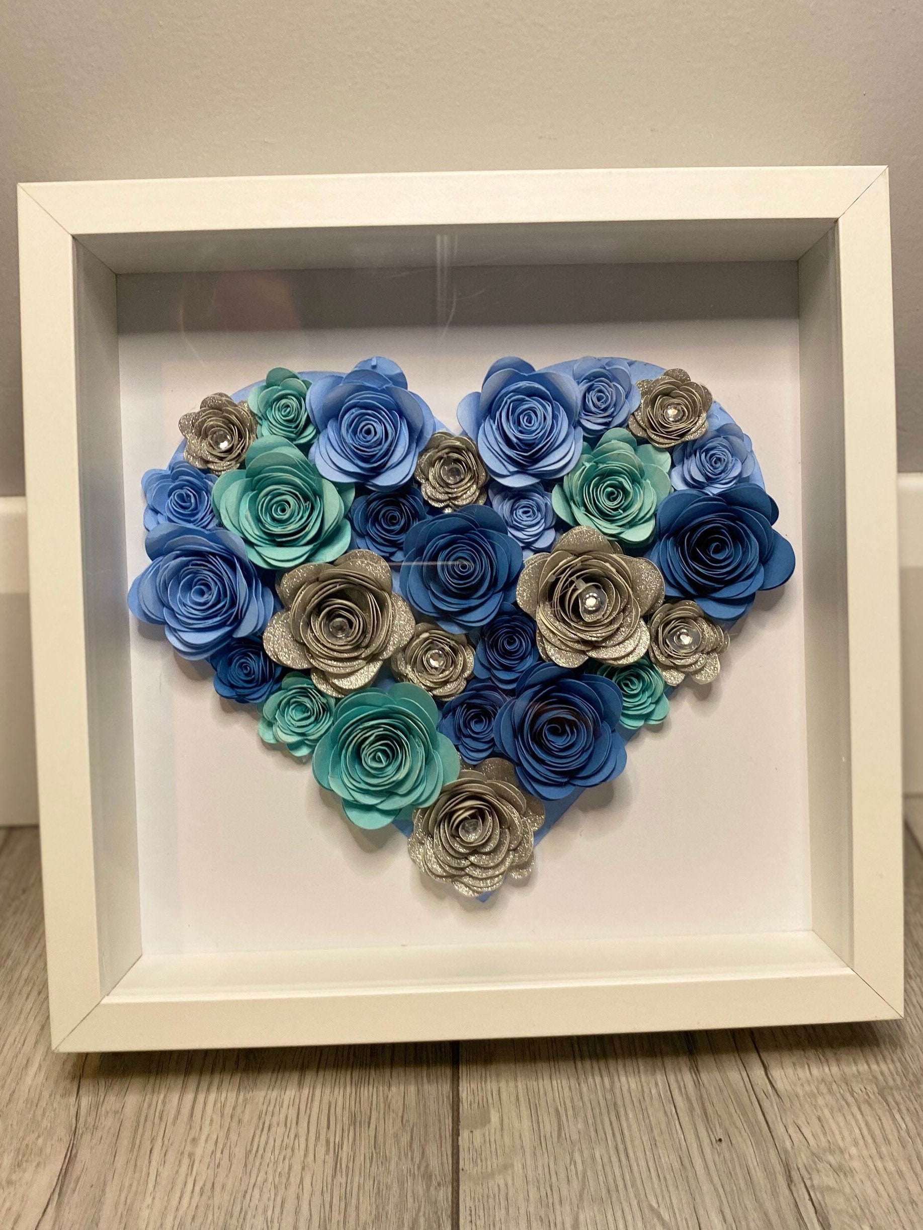 Paper Flower Shadow Boxes - Etsy