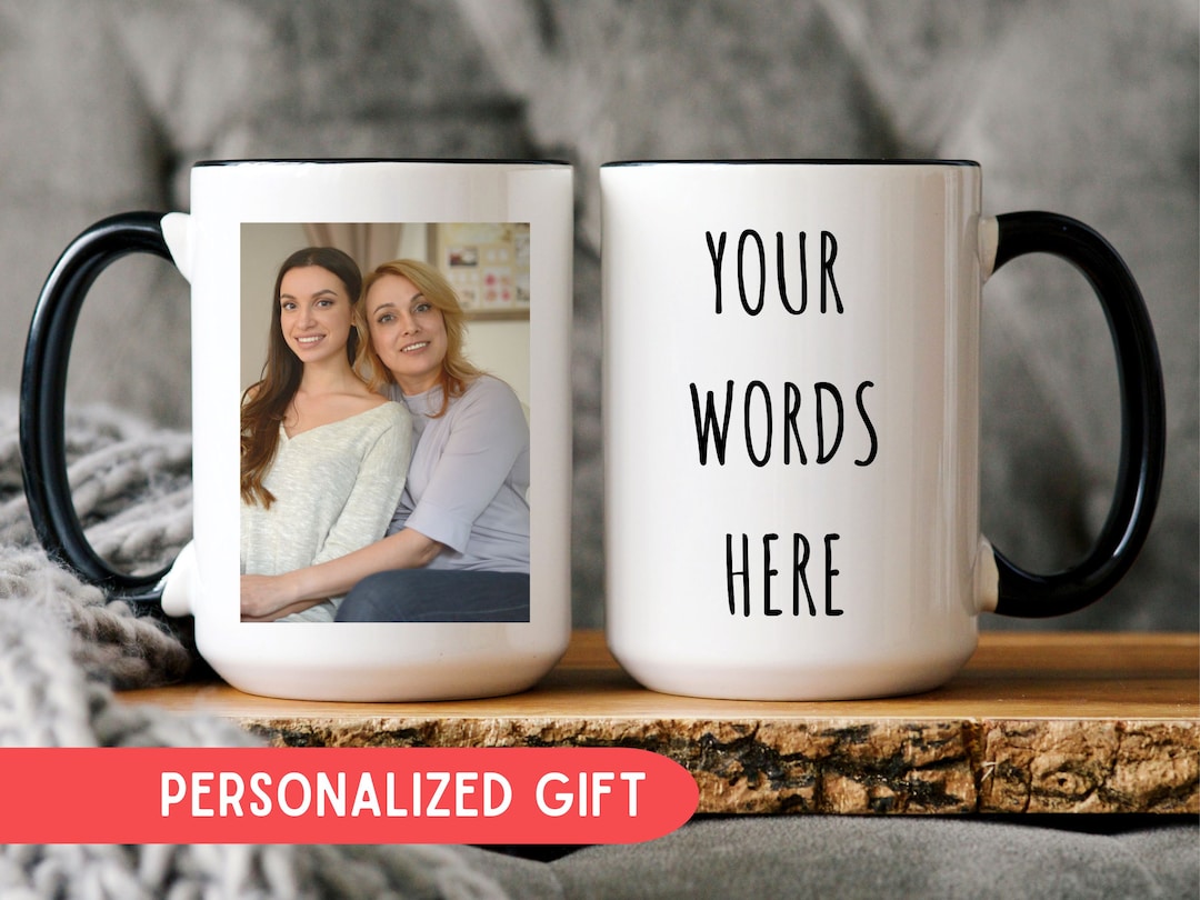 Personalized Photo Mug Mom, Custom Mug Gift for Mom, Mother's Day Gift ...