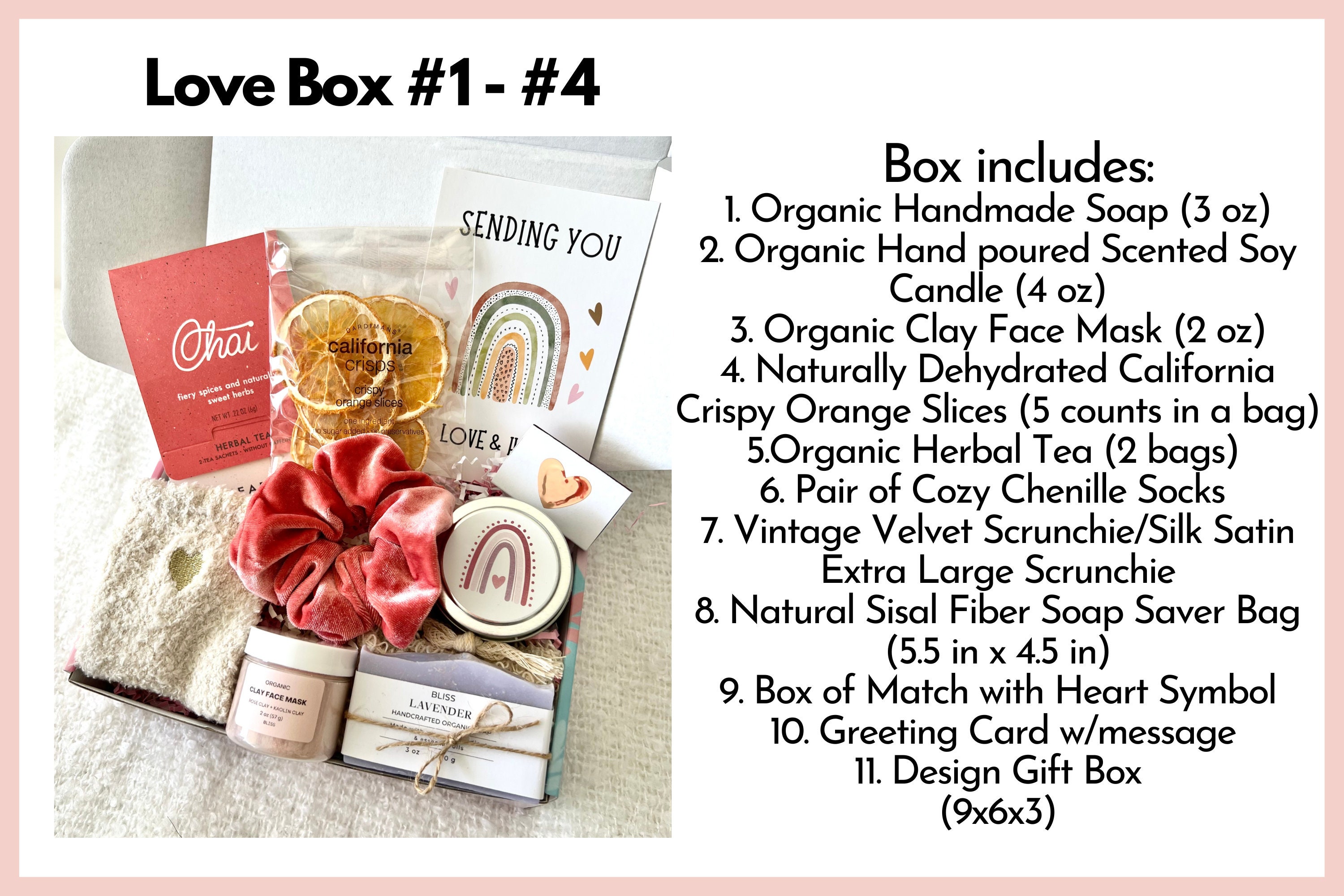Sending A Hug Gift Box: Self Care Package With Cozy Socks & Lavender ...