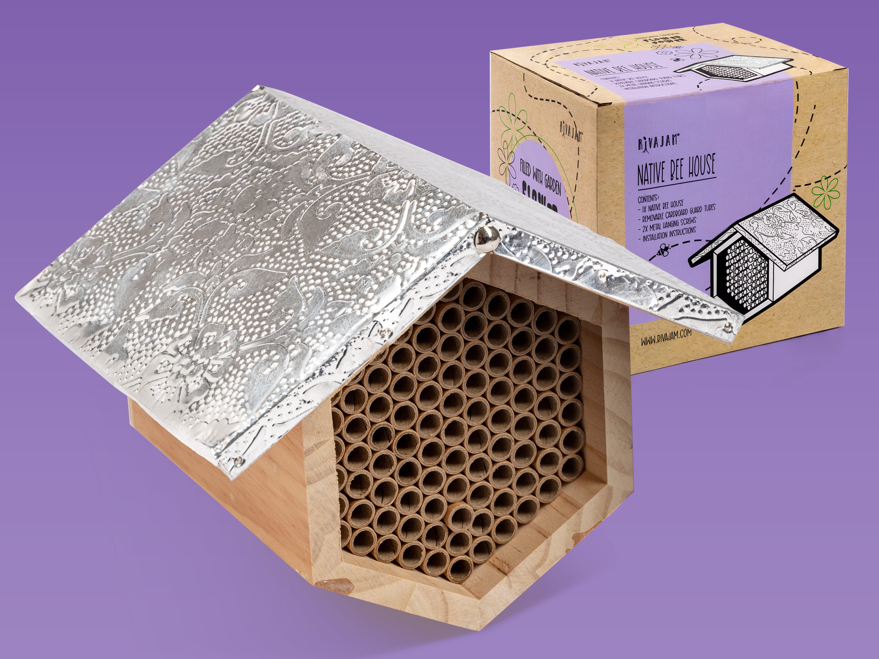 Rivajam Beekeeper Pro Mach II: Metal Roof Mason Bee House - Etsy