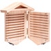 Rivajam Native Bee Observatory Wax Coated Mason Bee House Leafcutter ...