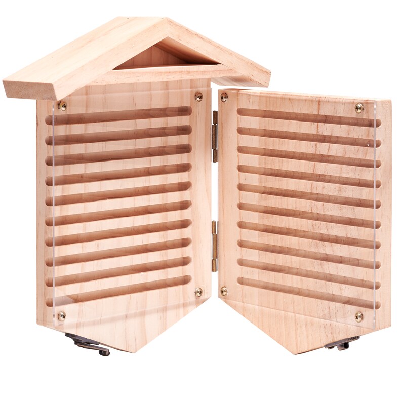 Native Bee House Observatory | Mason & Leafcutter Bees Habitat | Watch ...