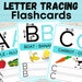 Alphabet Tracing Printable Flashcards | ABC Preschool Handwriting ...