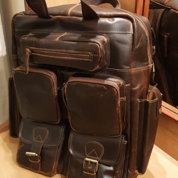 Rustic Backpack - Etsy