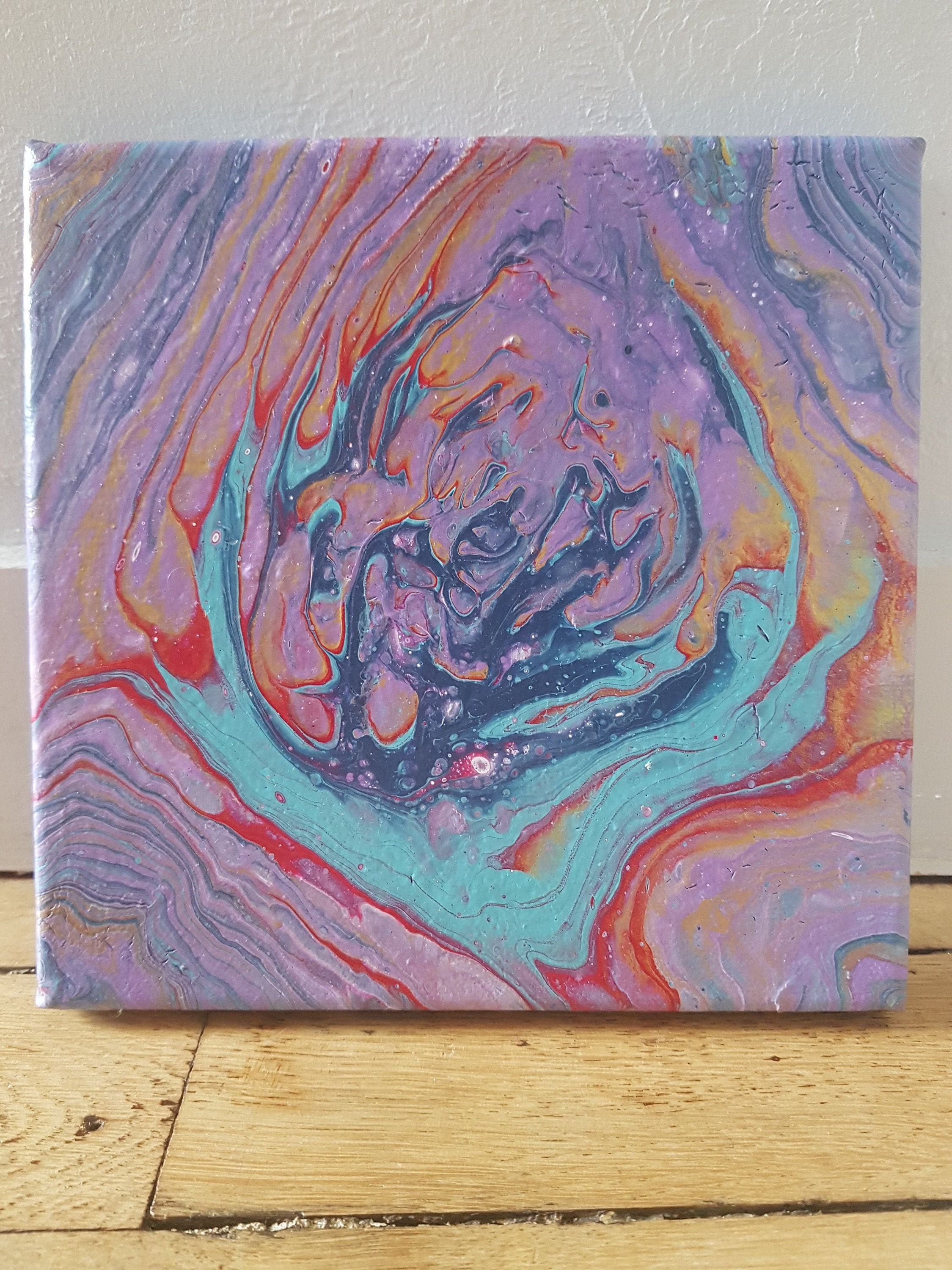 Painting Blue Flames - Etsy