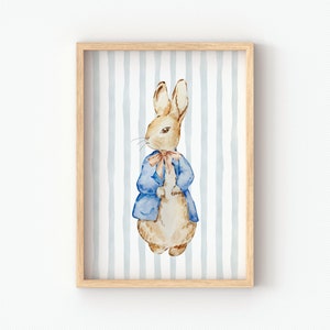 Set of Three Blue Peter Rabbit Bunny Prints Mix and Match Any 3, Boys ...