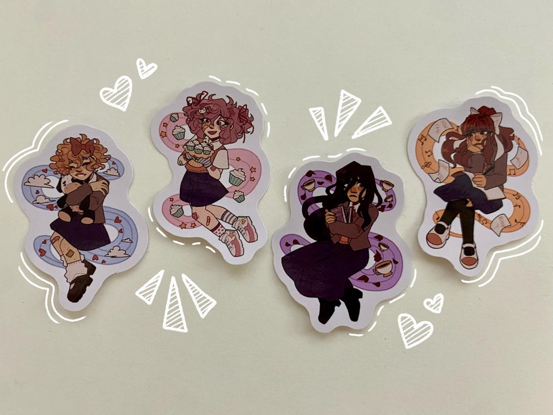 DDLC | Stickers - Etsy
