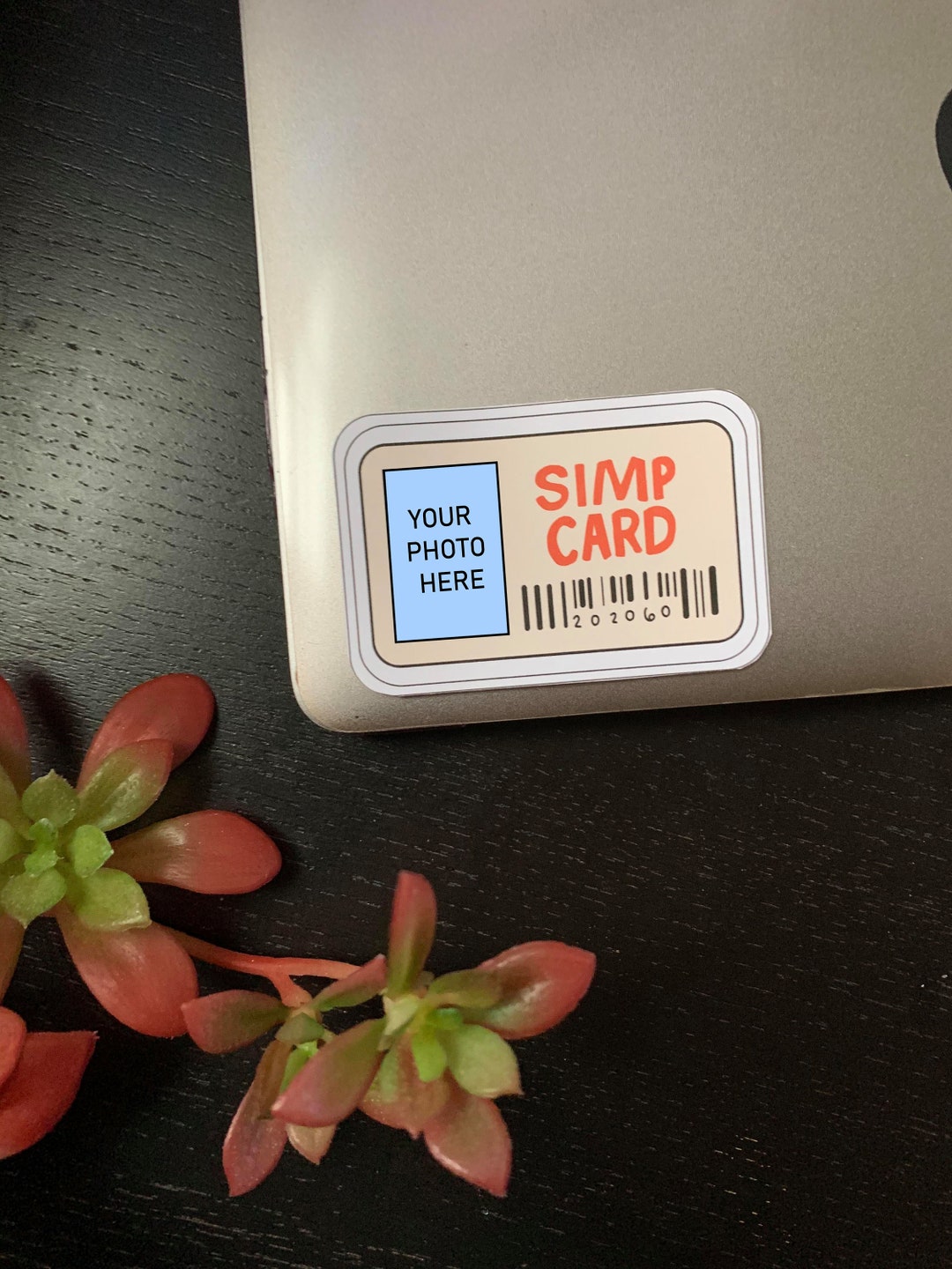 Personalisierte Simp Card Lizenz Sticker | Arthur Meme Text Anime ID ...