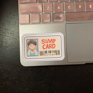 Custom Simp Card License Sticker | Arthur Meme Text Anime ID Credit ...