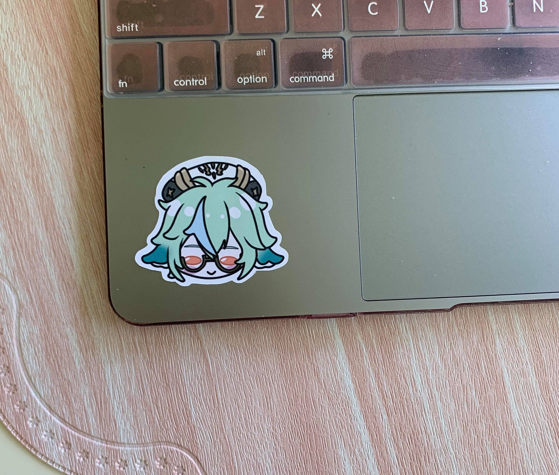 Cute Genshin Impact Chibi Head Sticker Kaeya Diluc Venti | Etsy