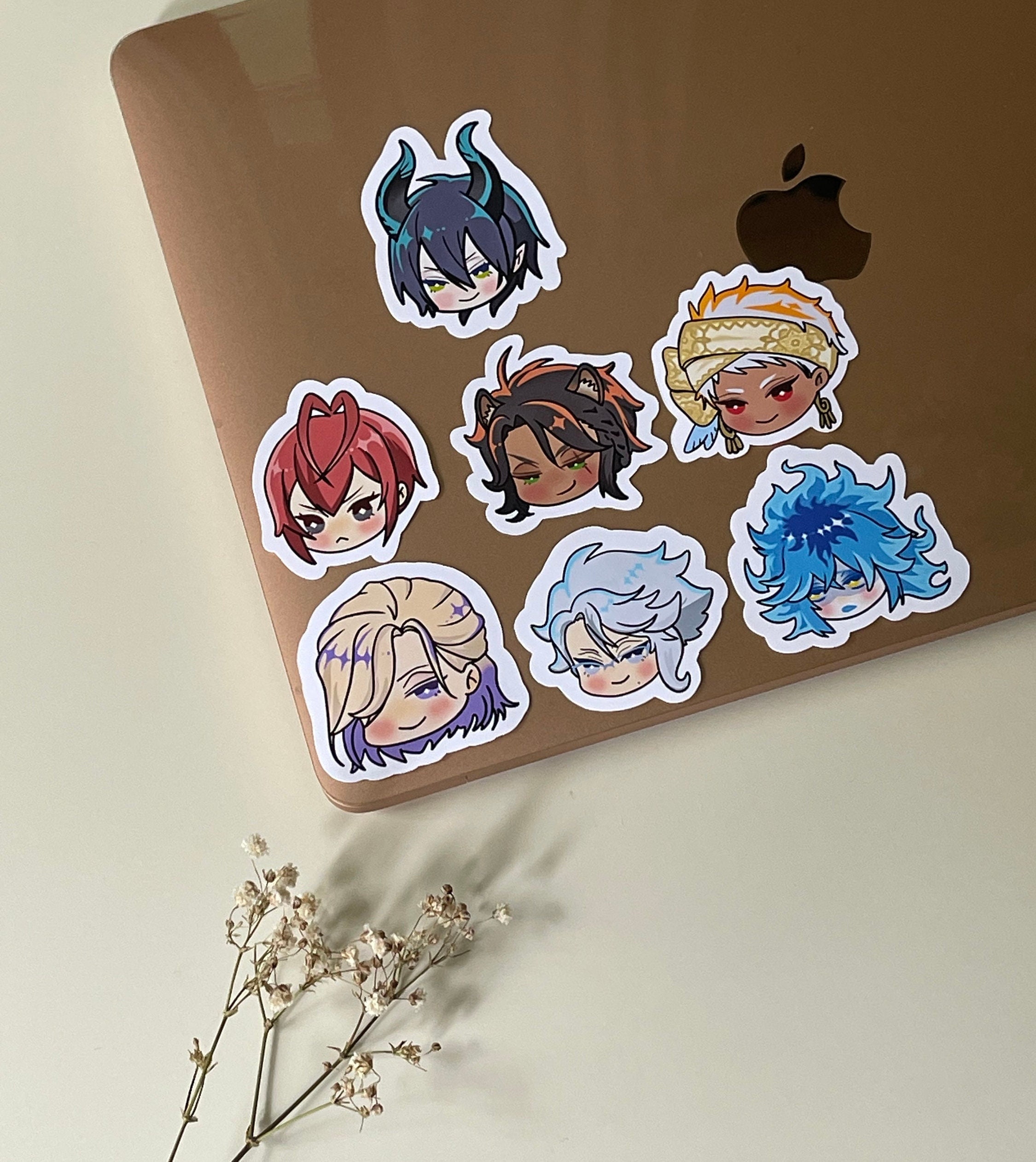 Twisted Wonderland Sticker Cute Riddle Malleus Draconia Vil - Etsy