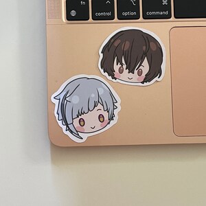 Bungou Stray Dogs Chibi Stickers BSD Cute Dazai Osamu Chuuya Nakahara ...