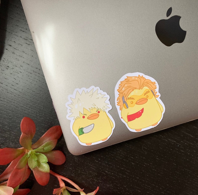 Hero Chicken Knife Meme Stickers Bakugou Hawks Dabi Anime - Etsy