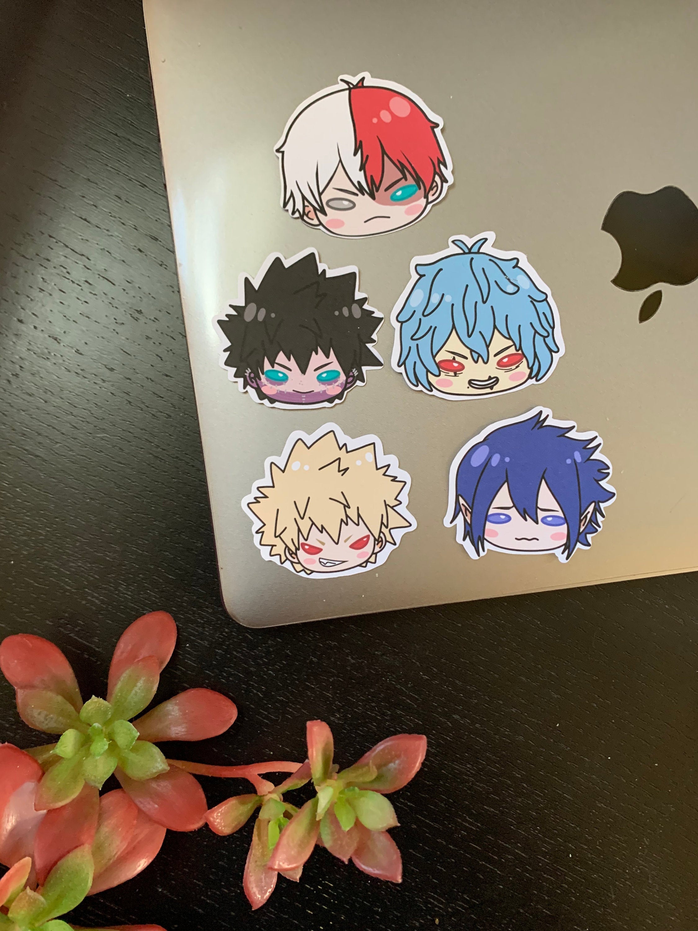 Cute Chibi Head Stickers Shigaraki Todoroki Bakugo Dabi - Etsy Australia