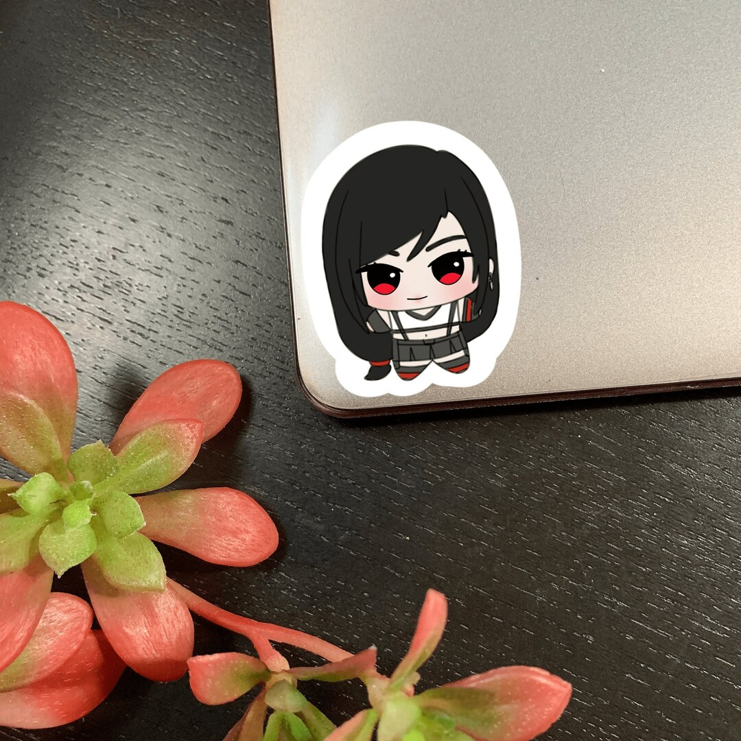 Tifa Lockhart Nui Chibi Baby Sticker | Final Fantasy 7 VII FF7 Matte ...