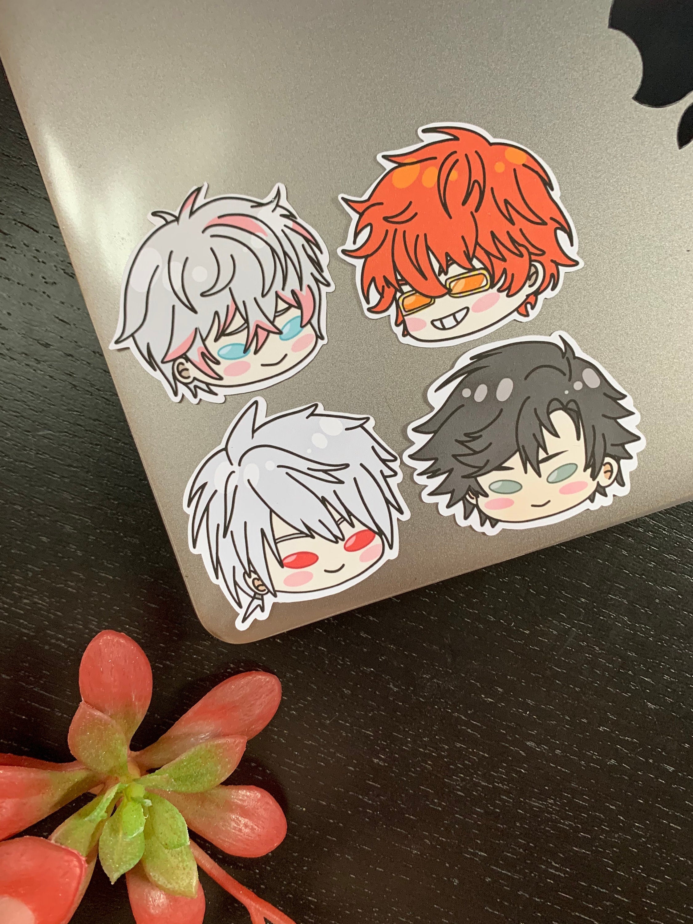 Mystic Messenger Chibi Stickers Cute Jumin Han 707 Saeran | Etsy