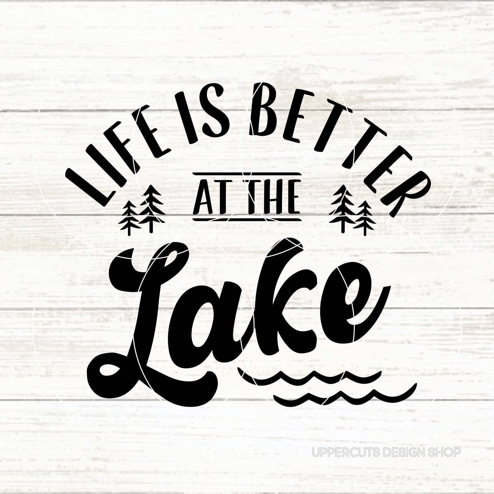 Life is Better at the Lake SVG, Cute Summer Lake Vacation Digital ...