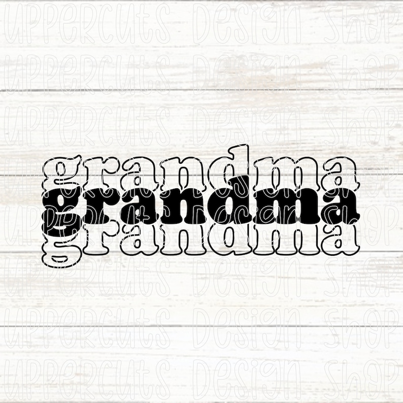 Grandma Svg Simple Grandma Svg Diy Grandma Day T Shirt Or Etsy