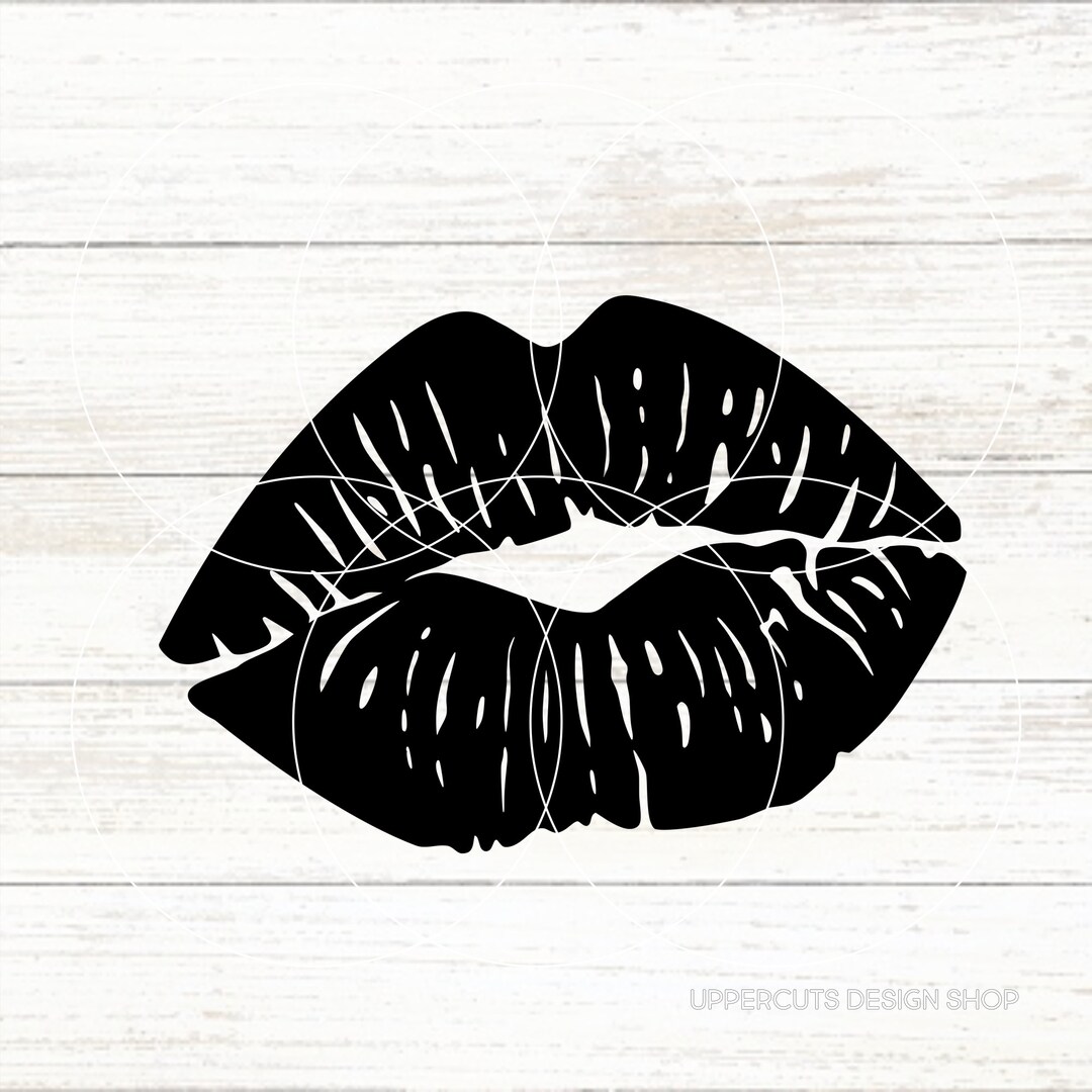 Lips SVG, Lip Print Svg, Valentine SVG, Kiss Print Xoxo, Kisses, Cute ...